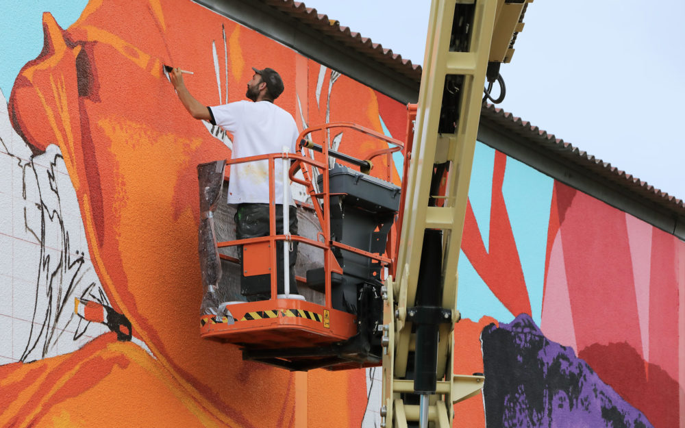 Fresque Usine Canson - MONSIEUR S - street art