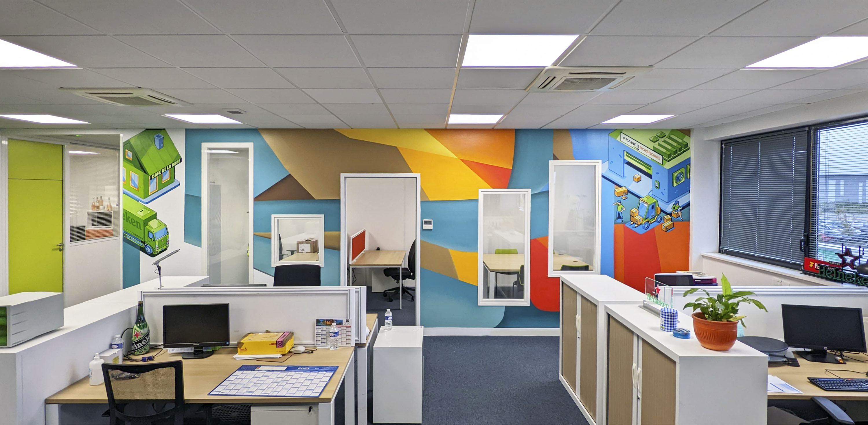 Bureaux France Boissons - MONSIEUR S - street art